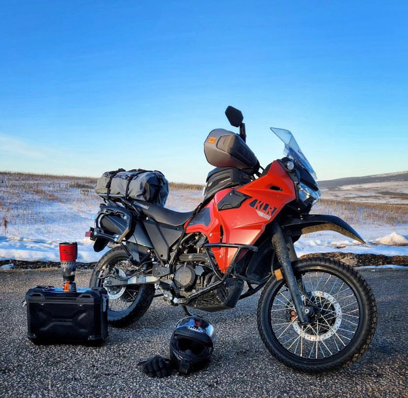 Alaska on a KLR650