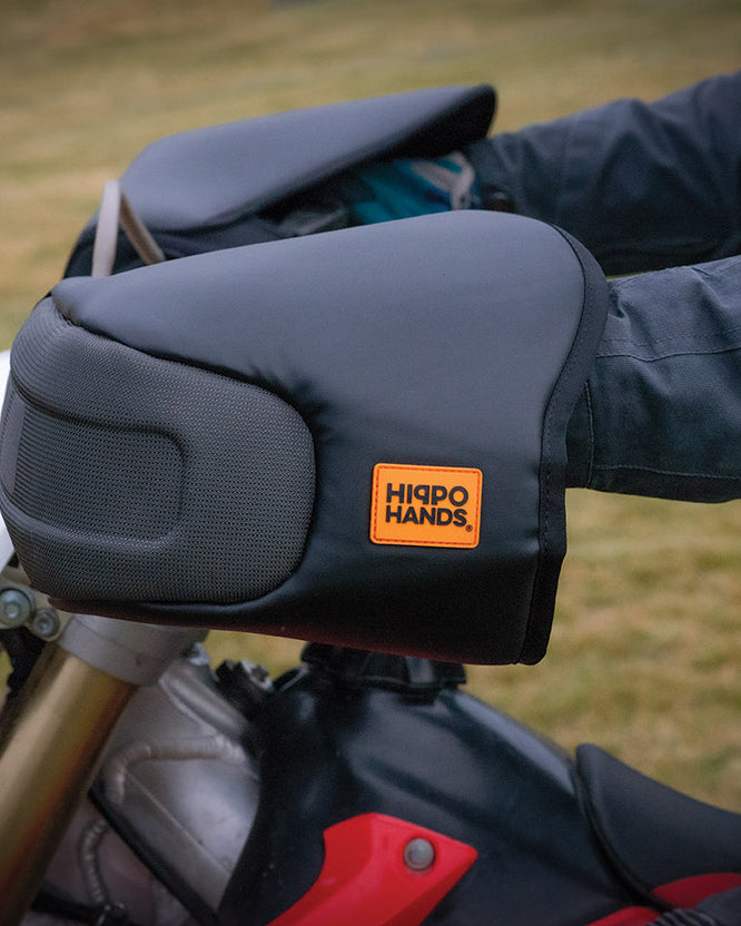 Hippo Hands: motorcycle hand covers for warm dry hands in any weather ...