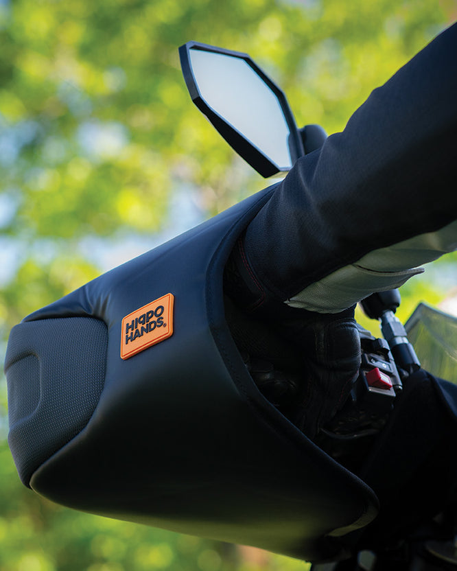 Hippo Hands: motorcycle hand covers for warm dry hands in any weather ...