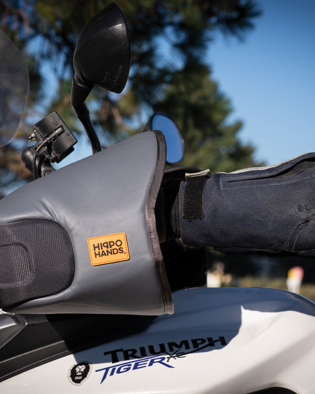 Hippo Hands: motorcycle hand covers for warm dry hands in any weather ...